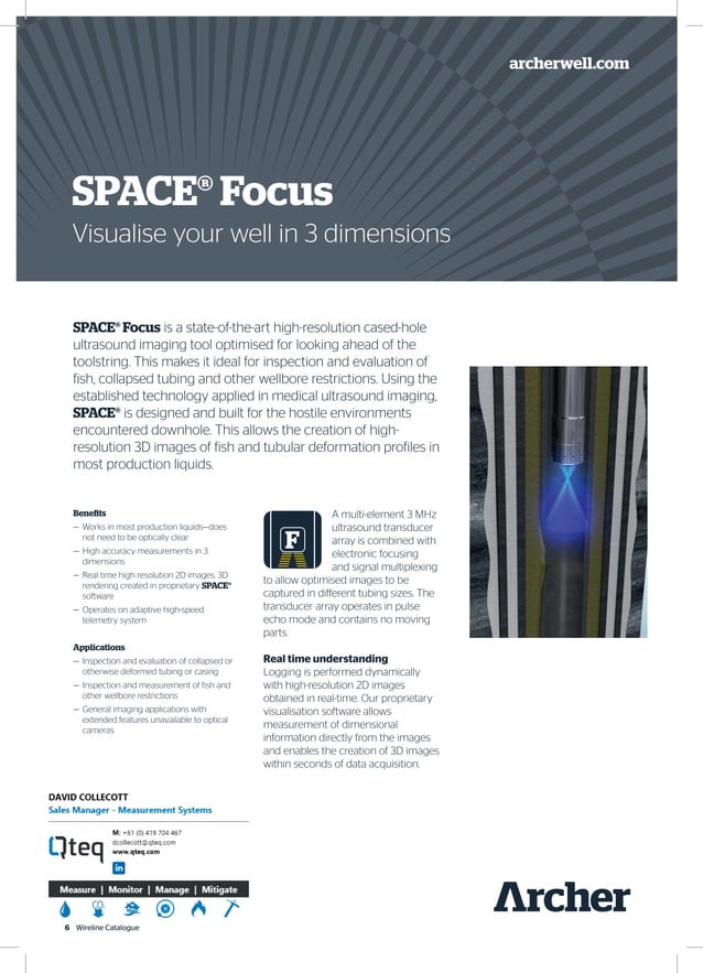 Archer Wireline Product Line | PDF | 3-D Graphics | Computer Software ...