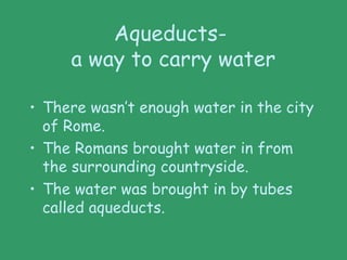 ARCHES IN ROMAN ARCHITECTURE | PPT