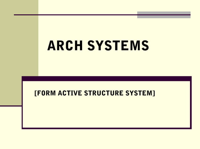 Arch System | PPT | Geology | Science