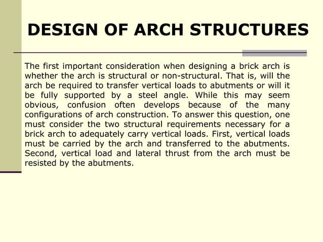Arches - Form Active Structure System | PPT | Geology | Science