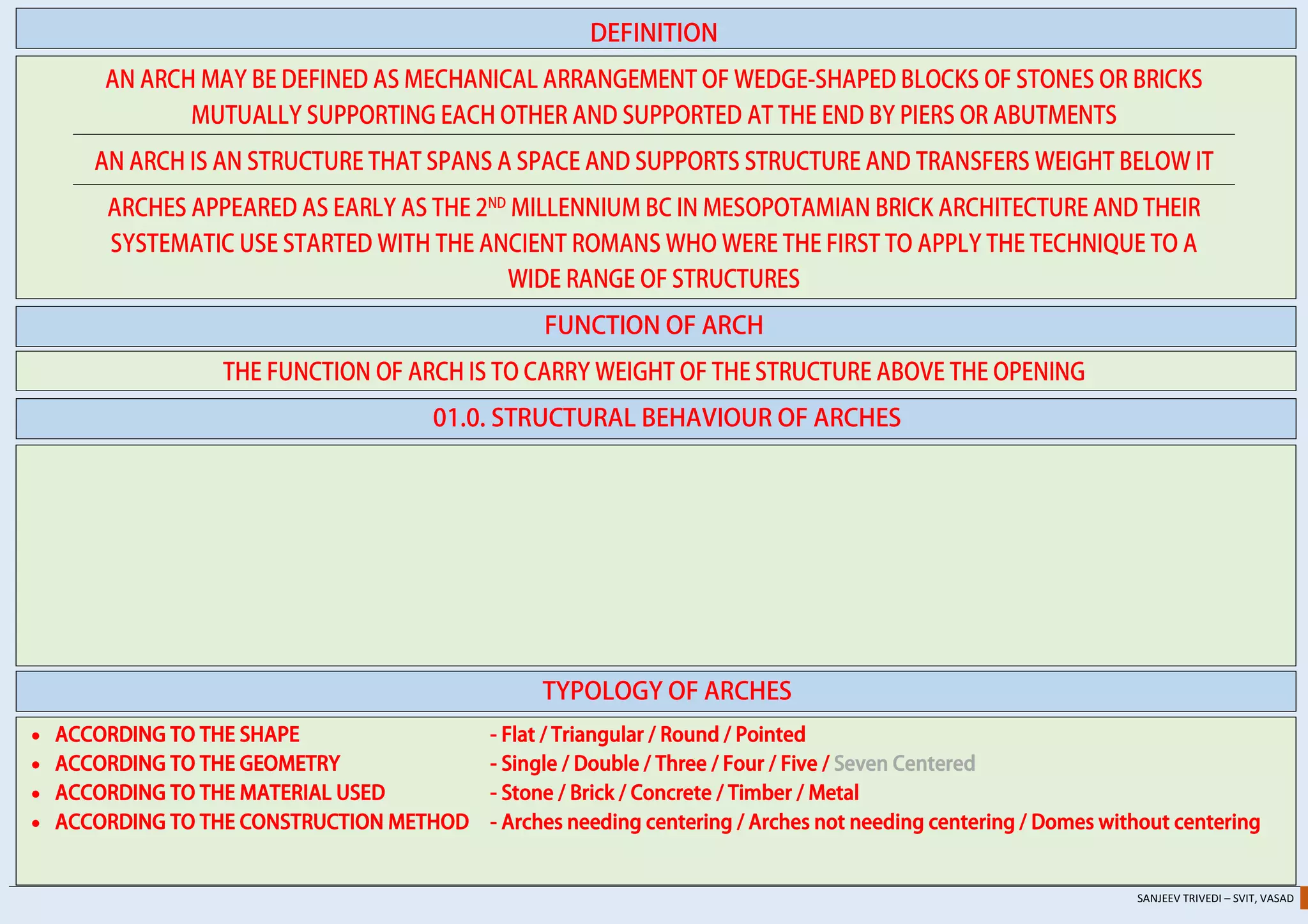 Arches - Notes | PDF