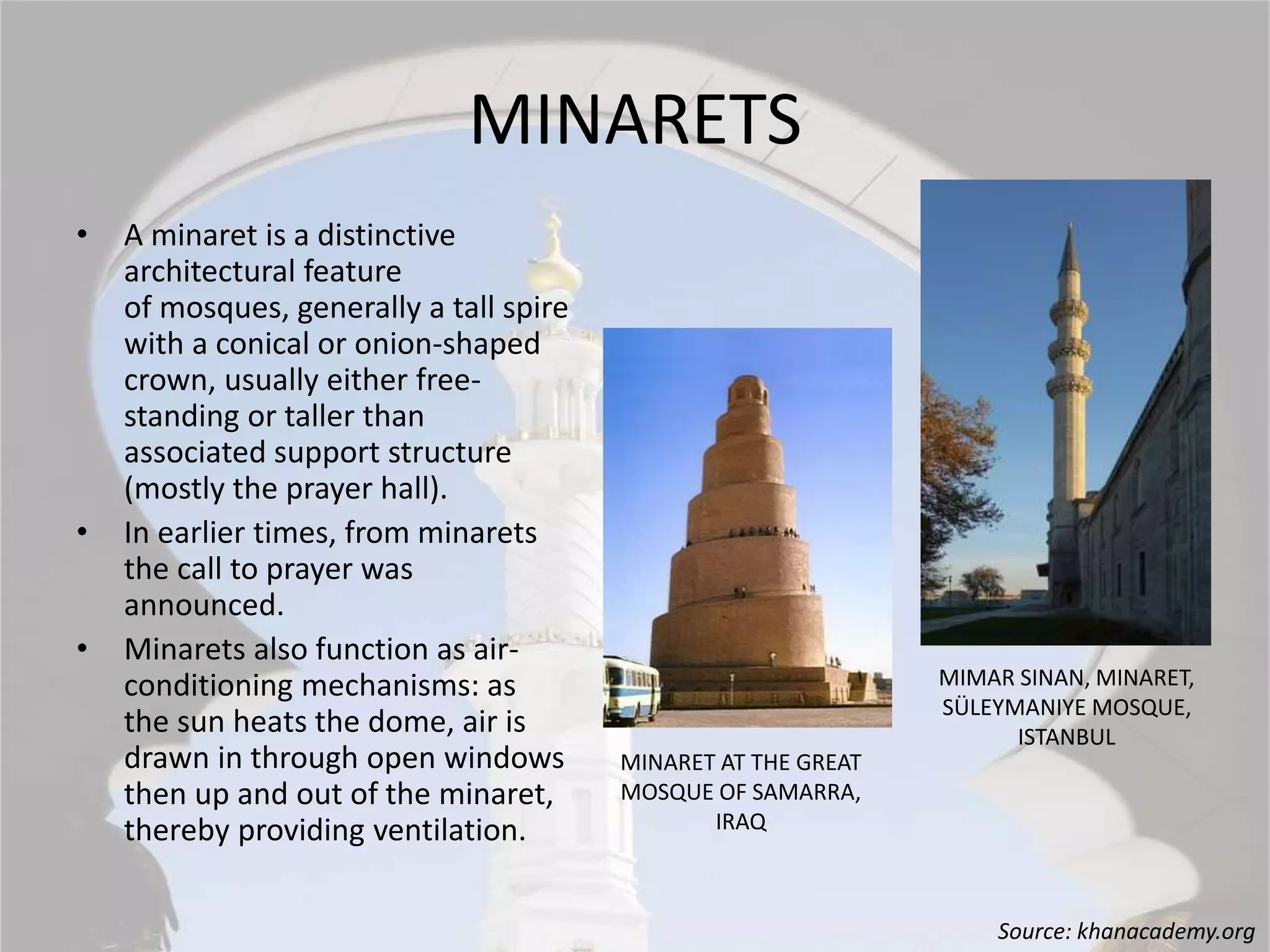 Arches and minarets | PPTX