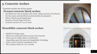 Arches in Bricks and stone, Types of Arches | PDF
