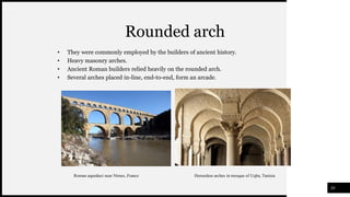 Arches in Bricks and stone, Types of Arches | PDF