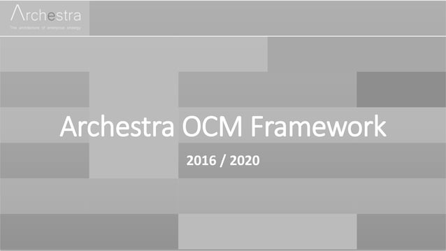 Archestra OCM Framework | PPT