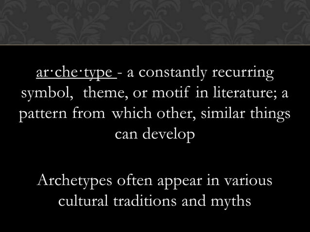 Archetypal Myth Criticism | PPT