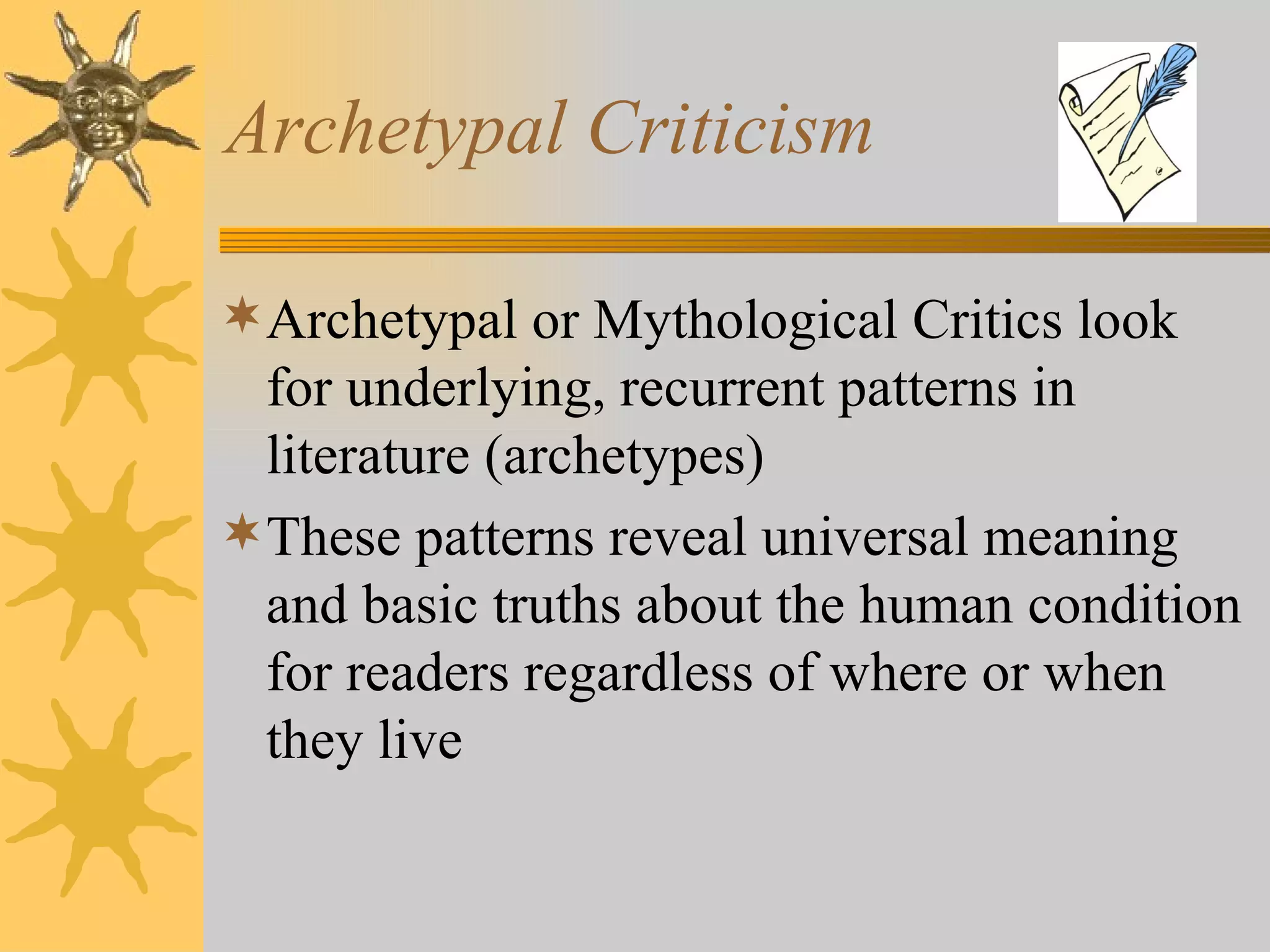 Archetypal Criticism | PPT