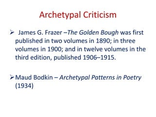 Archetypal criticism.pptx1 (1) | PPTX
