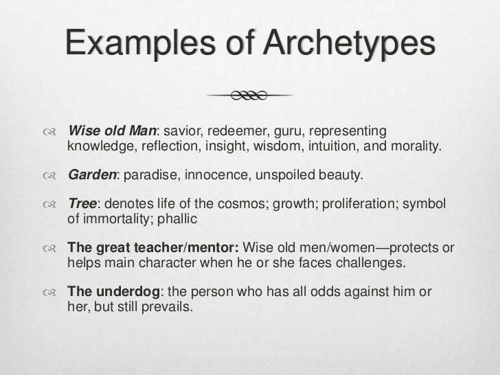 Archetypes