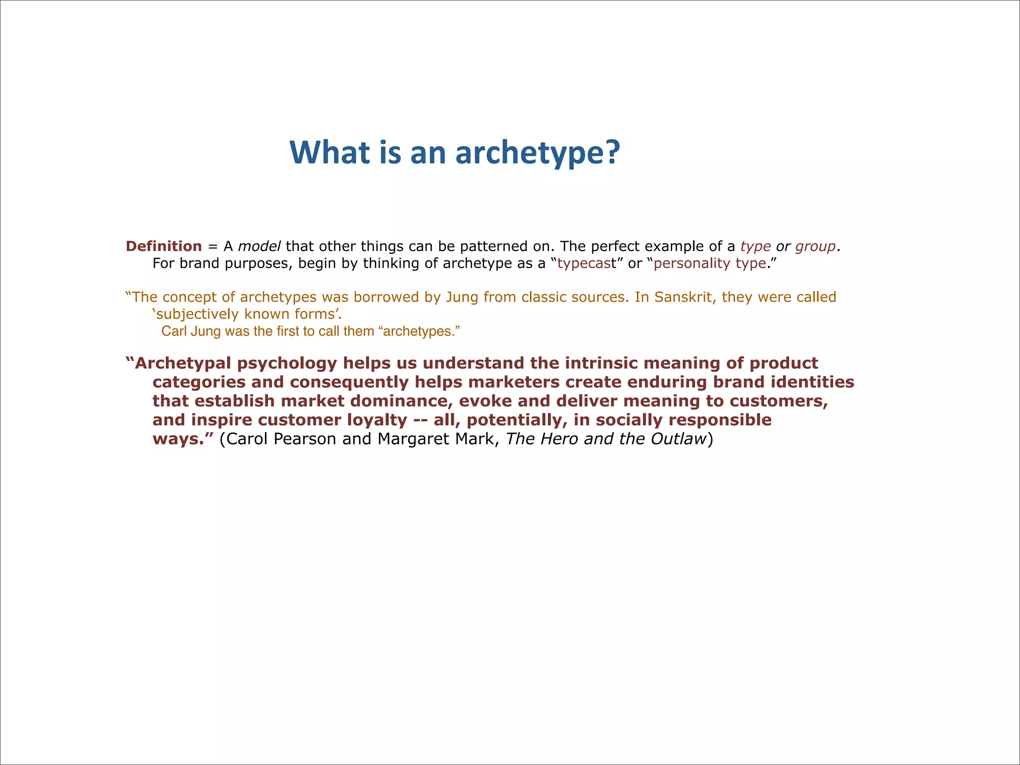 Archetypes | PPT