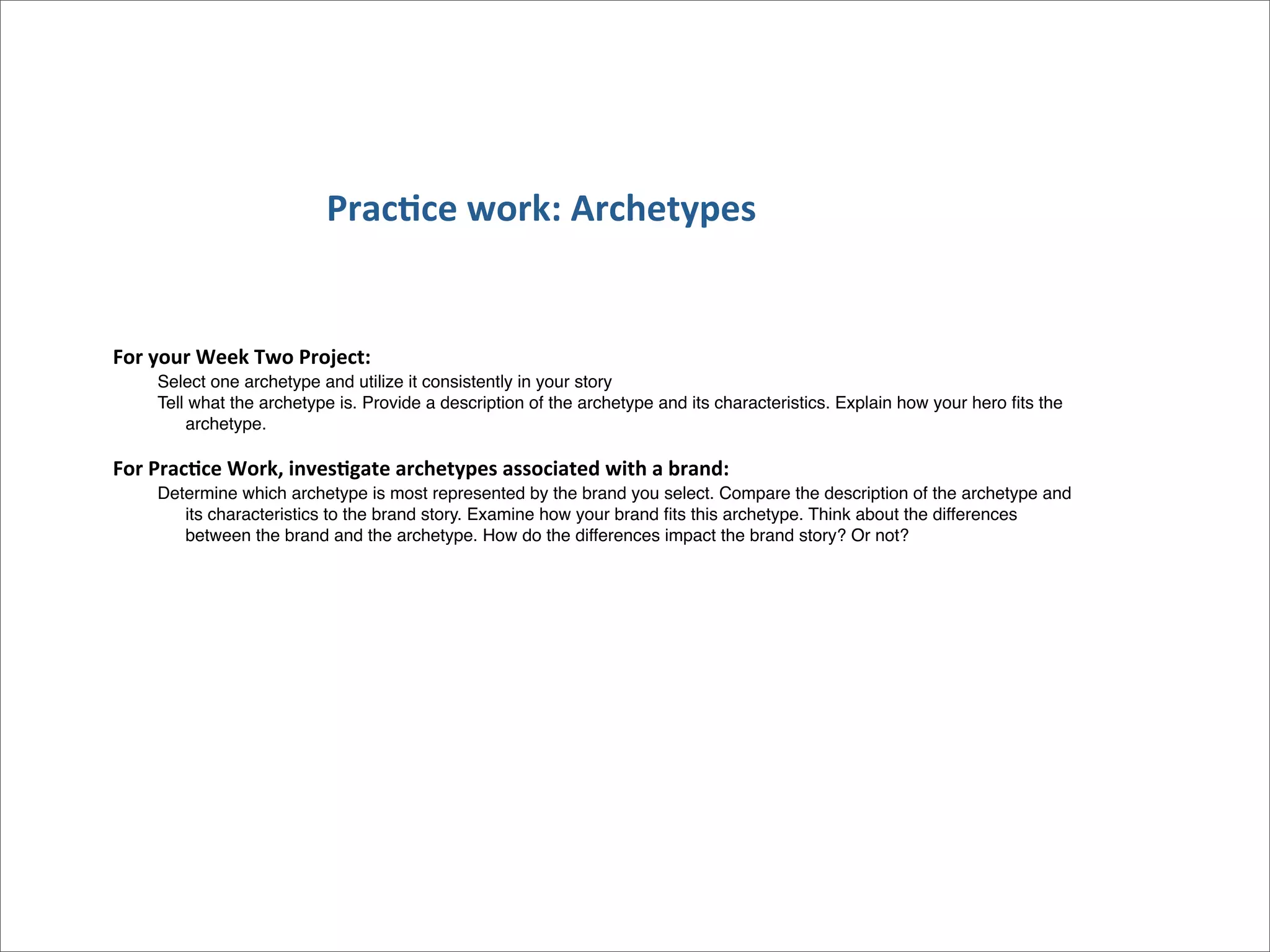 Archetypes | PDF