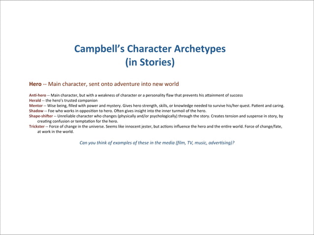 Archetypes | PDF