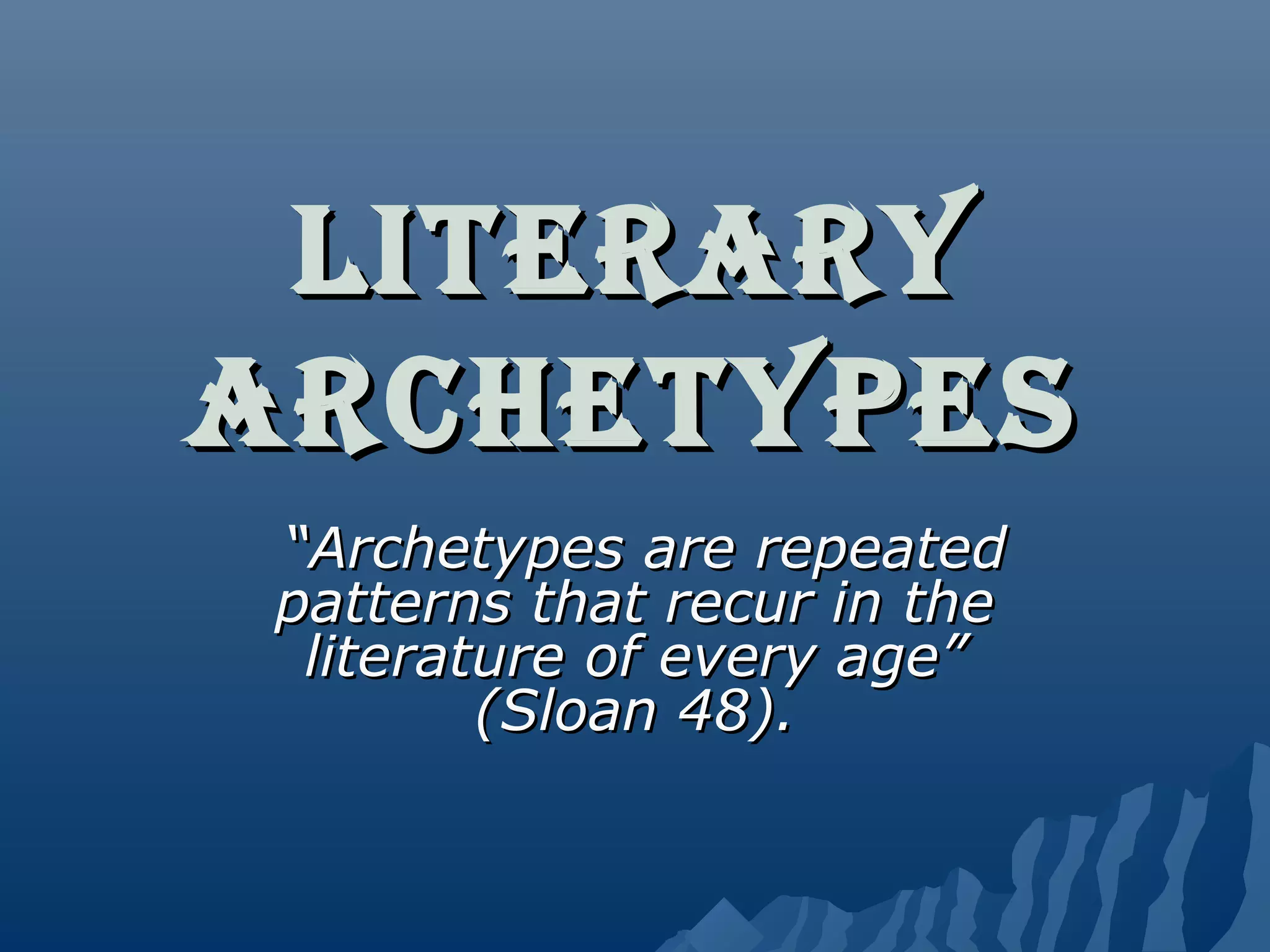 Archetypes - built environment architecture | PPT