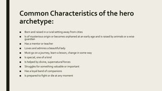 Character Archetypes | PPTX