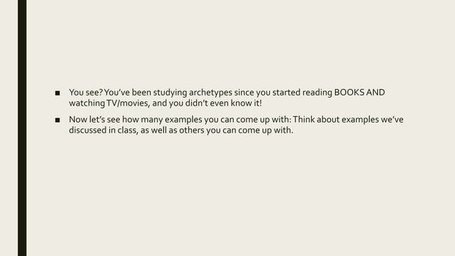 Character Archetypes | PPT