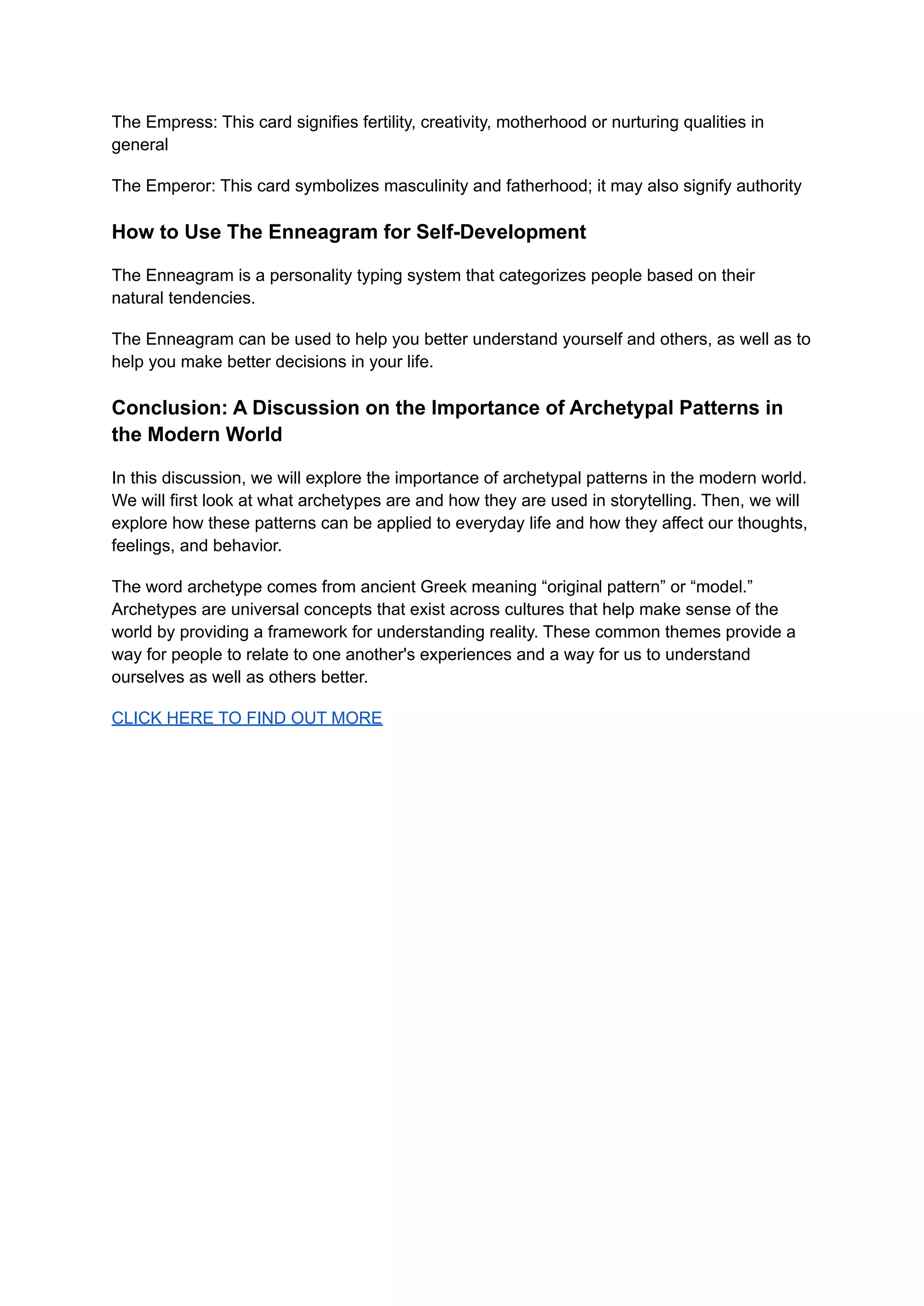 Archetypes | PDF