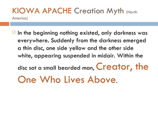 Archetypes And Creation Myth Of Different Countries (Sunwoo Park) | PPT
