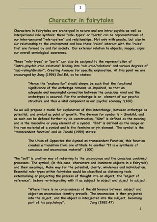 Archetypes and compleses in the fairytale | PDF