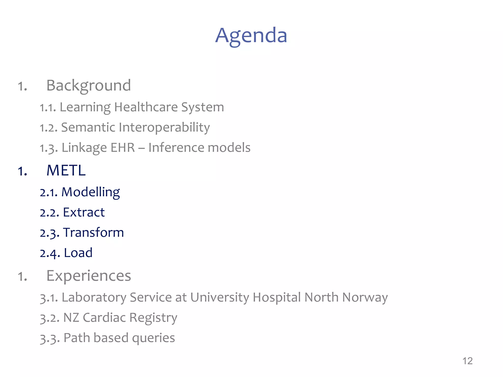 Enabling Clinical Data Reuse with openEHR Data Warehouse Environments | PPT