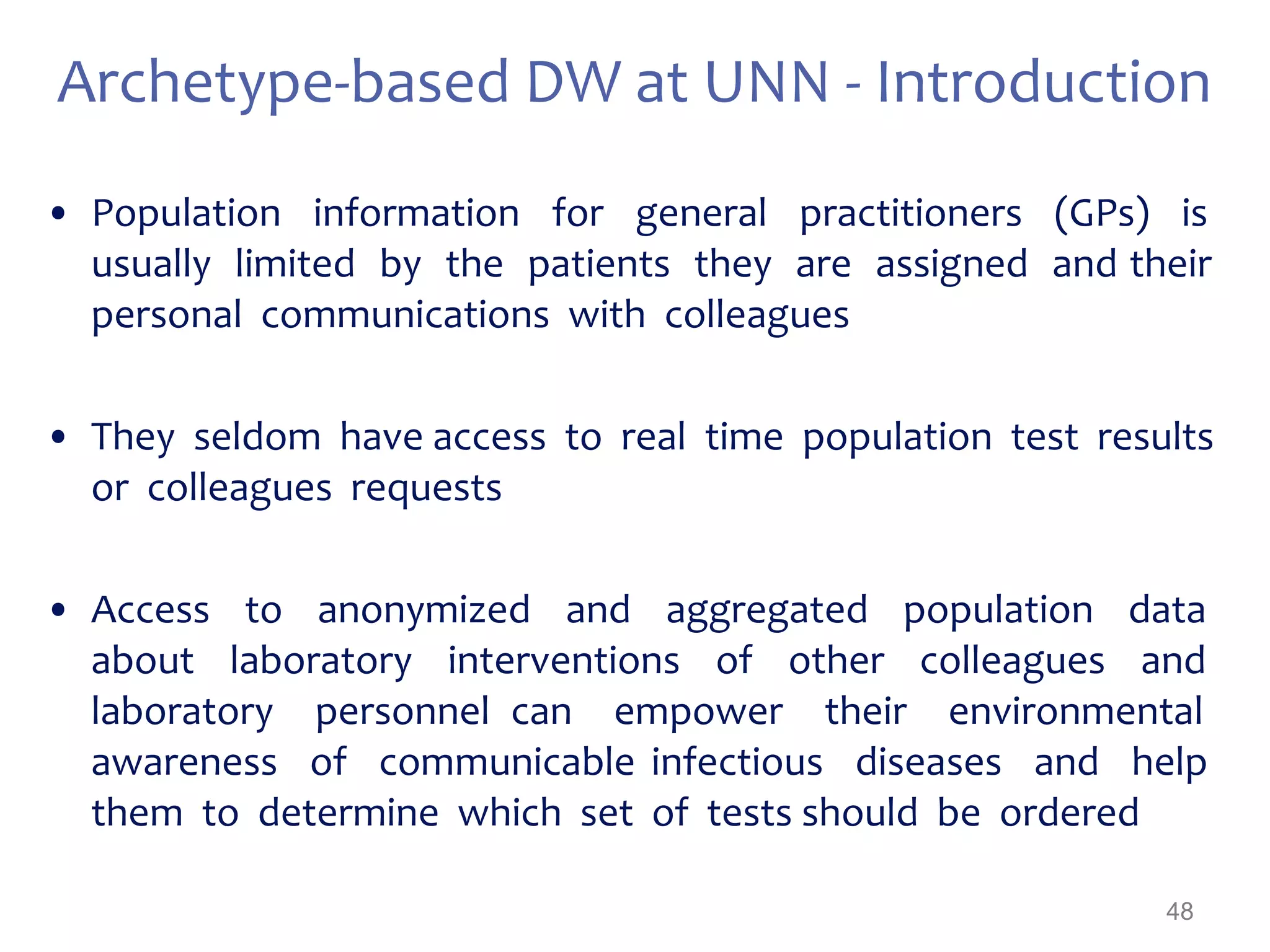 Enabling Clinical Data Reuse with openEHR Data Warehouse Environments | PPT
