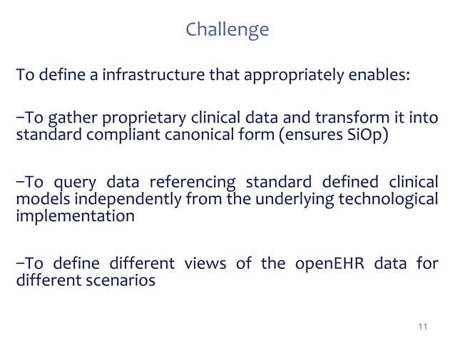 Enabling Clinical Data Reuse with openEHR Data Warehouse Environments | PPT