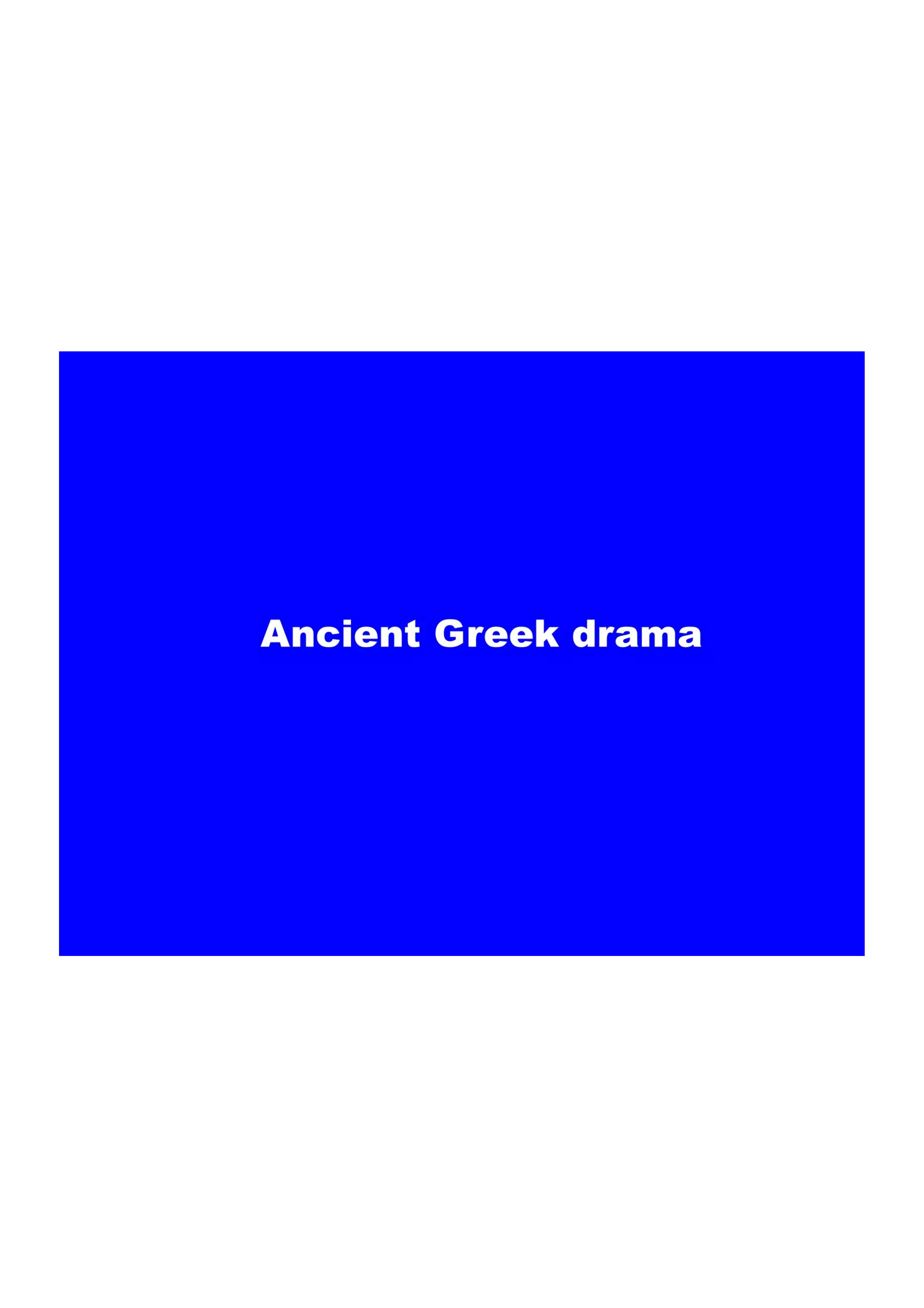 Archetypes in theatre | PDF