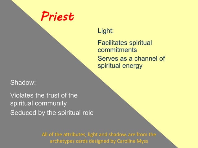 Archetypes, light and shadow | PPTX