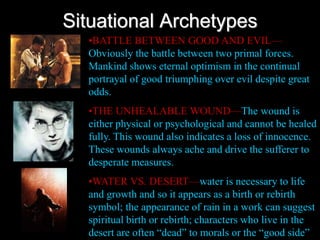 Archetypes notes for outline | PPT