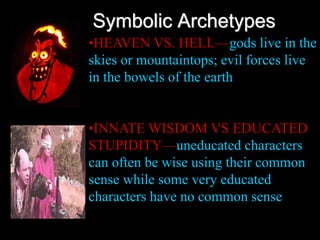 Archetypes notes for outline | PPT