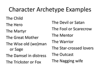 Archetypes part one_and_two | PPT