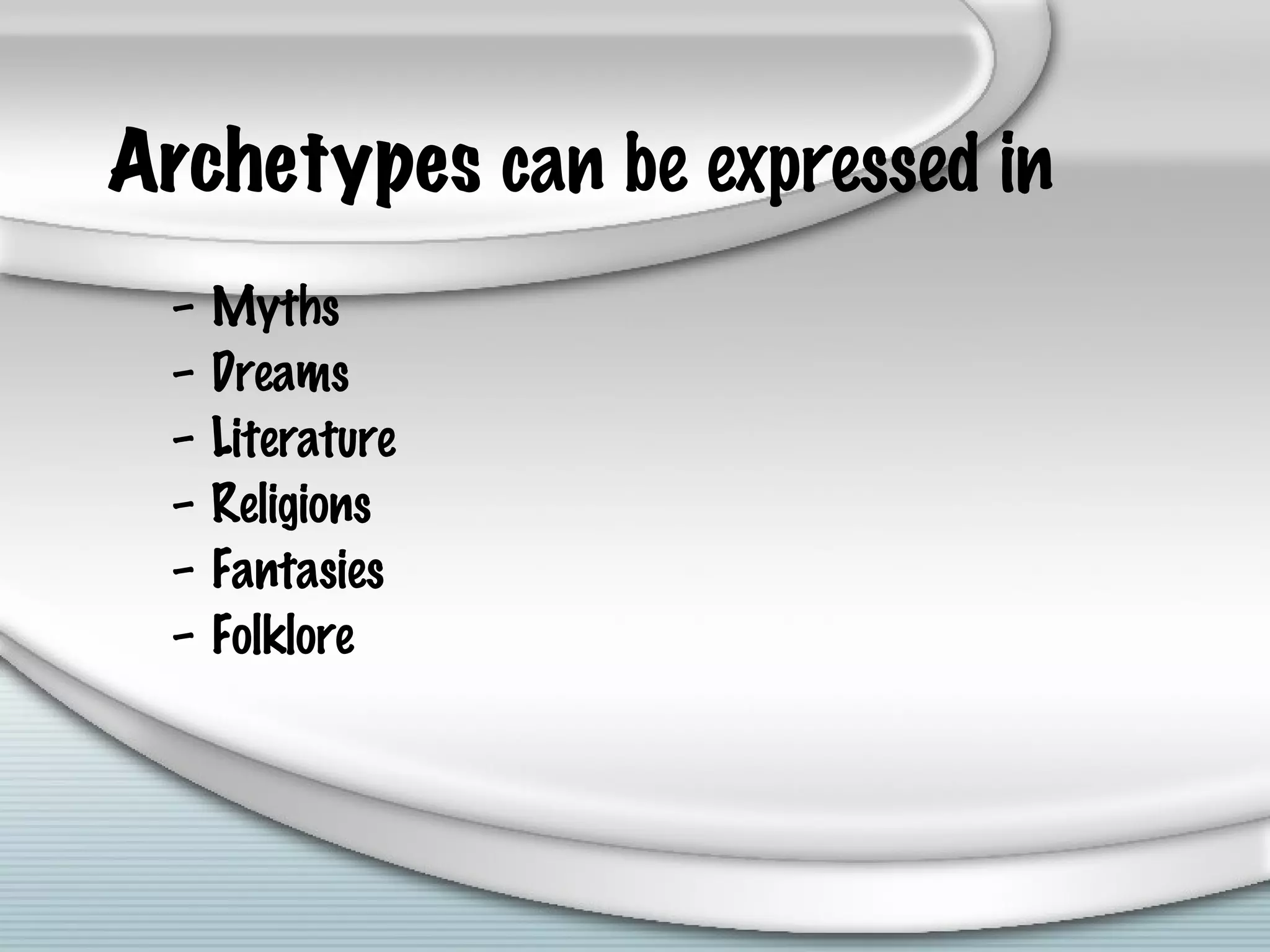Archetypes ppt | PPT