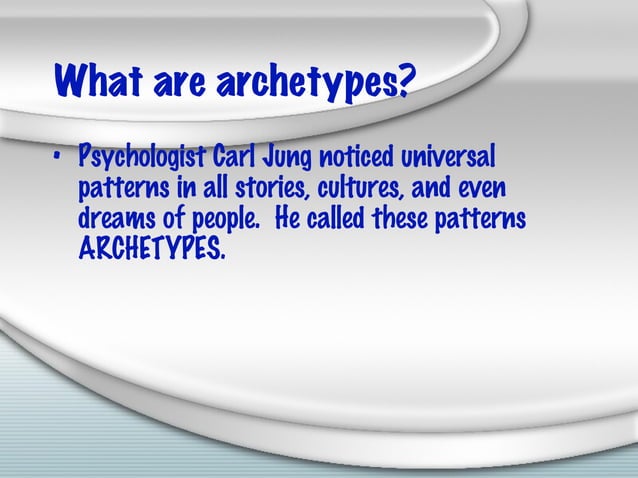 Archetypes ppt | PPT