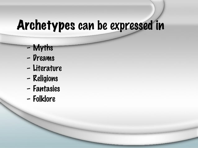 Archetypes ppt | PPT
