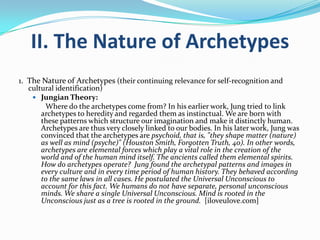 Archetypes symbols Hunter2011 | PPTX