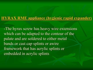 ORTHODONTIC ARCH EXPANSION | PPT