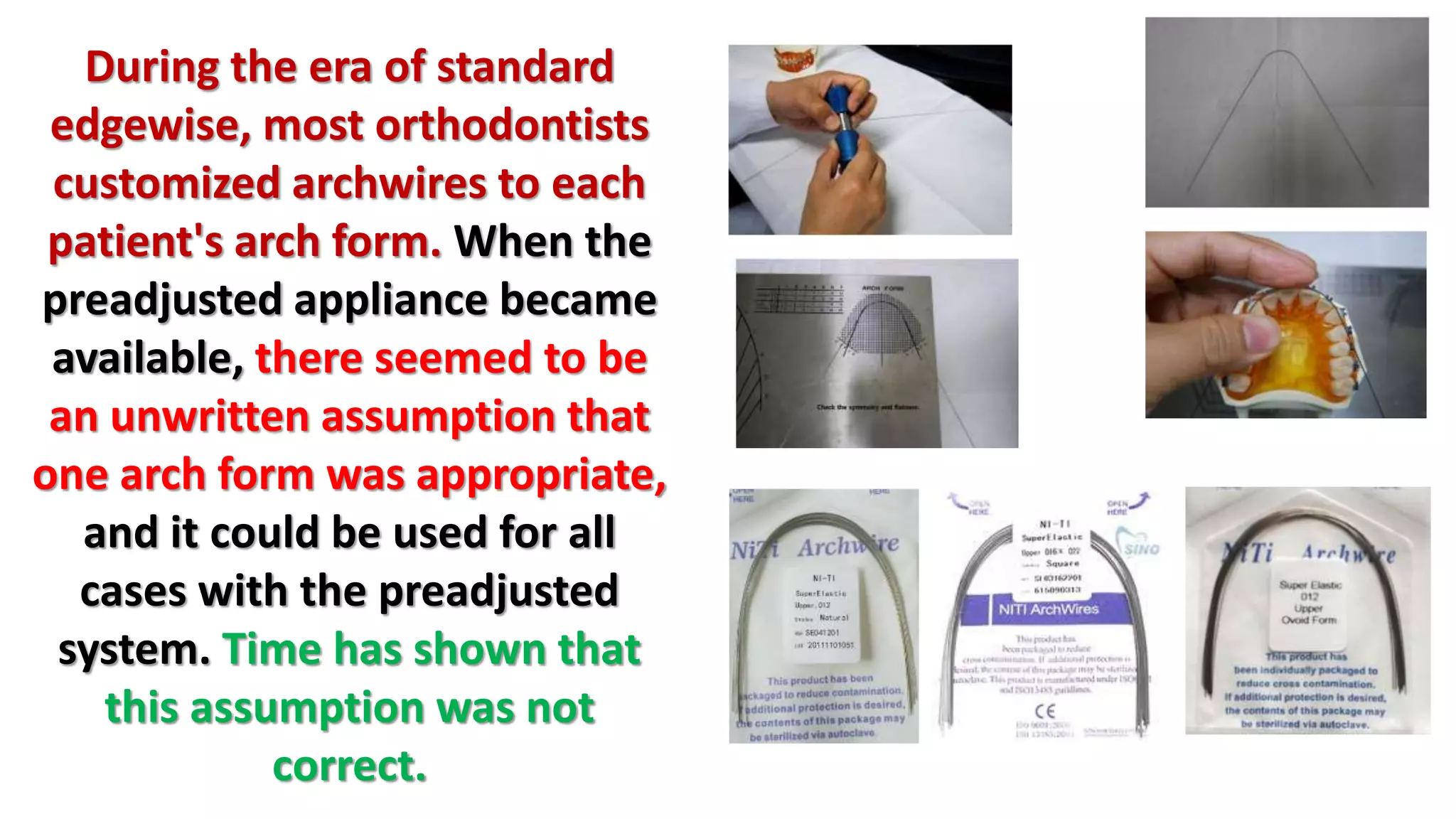 orthodontic arch form | PPTX