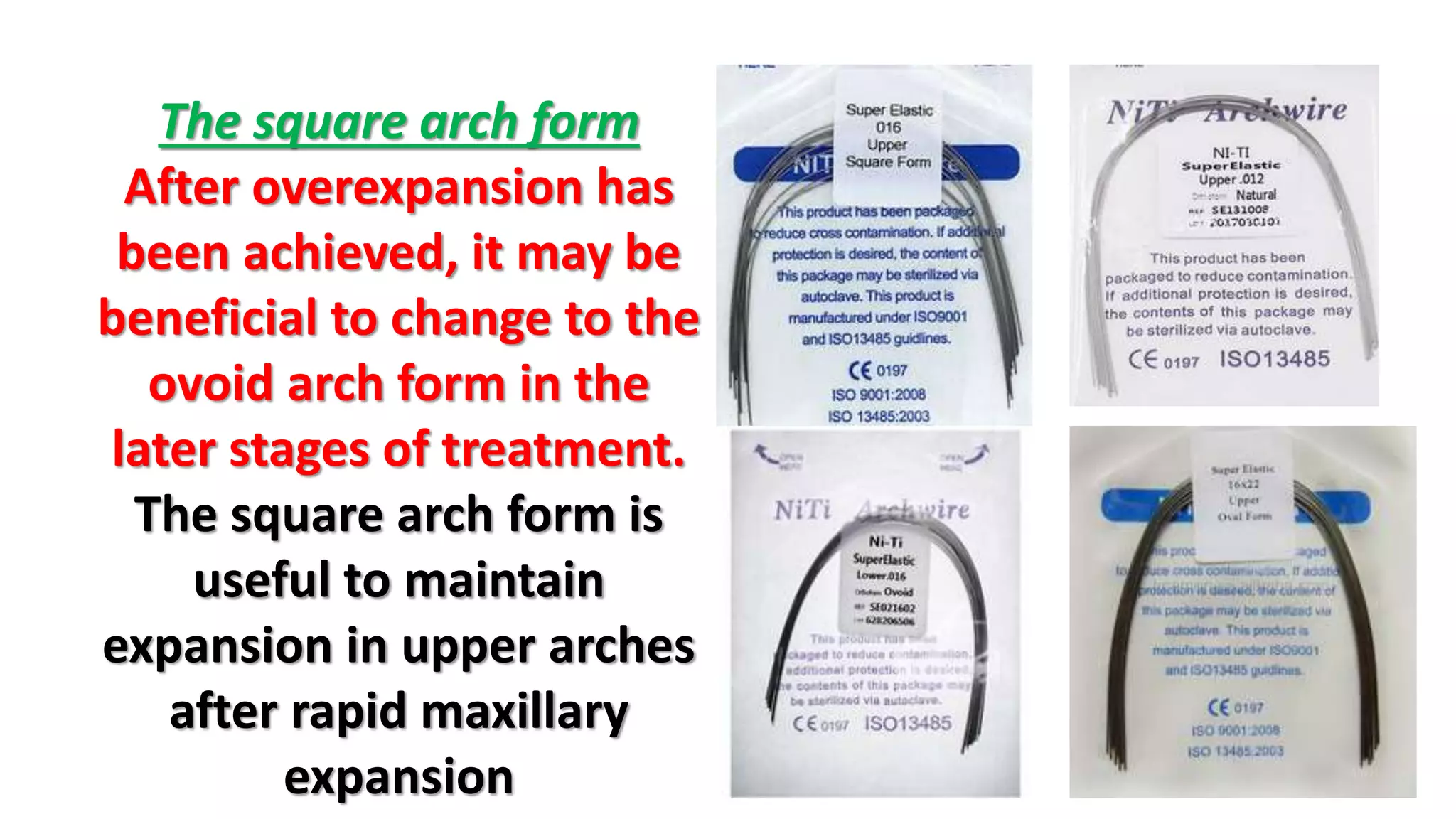 orthodontic arch form | PPTX