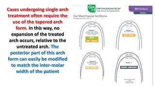 orthodontic arch form | PPTX