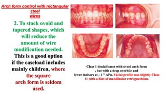 orthodontic arch form | PPTX