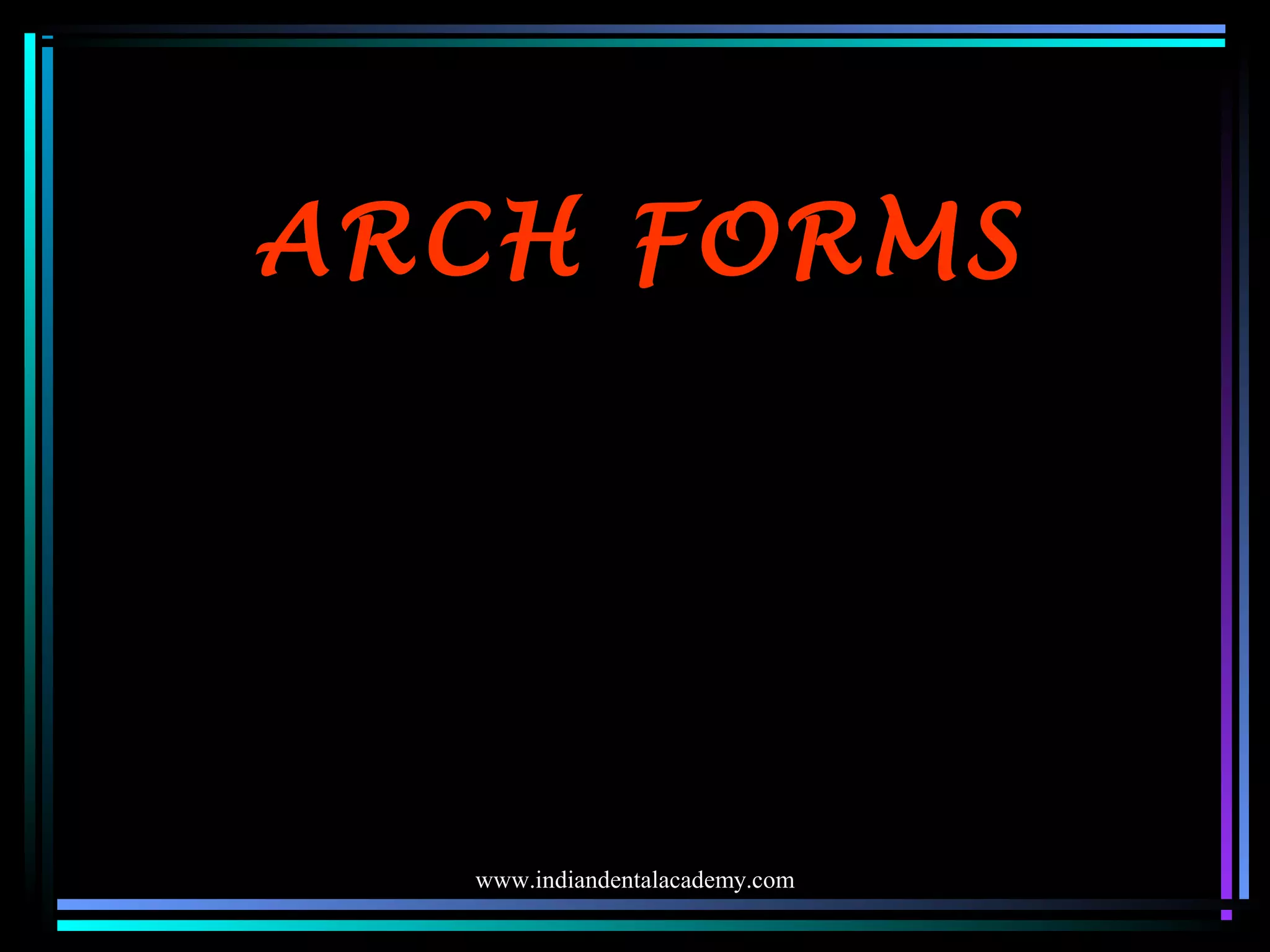 Arch forms | PPT