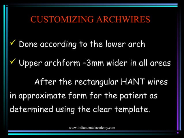 Arch forms | PPT | Dental Health | Diseases and Conditions