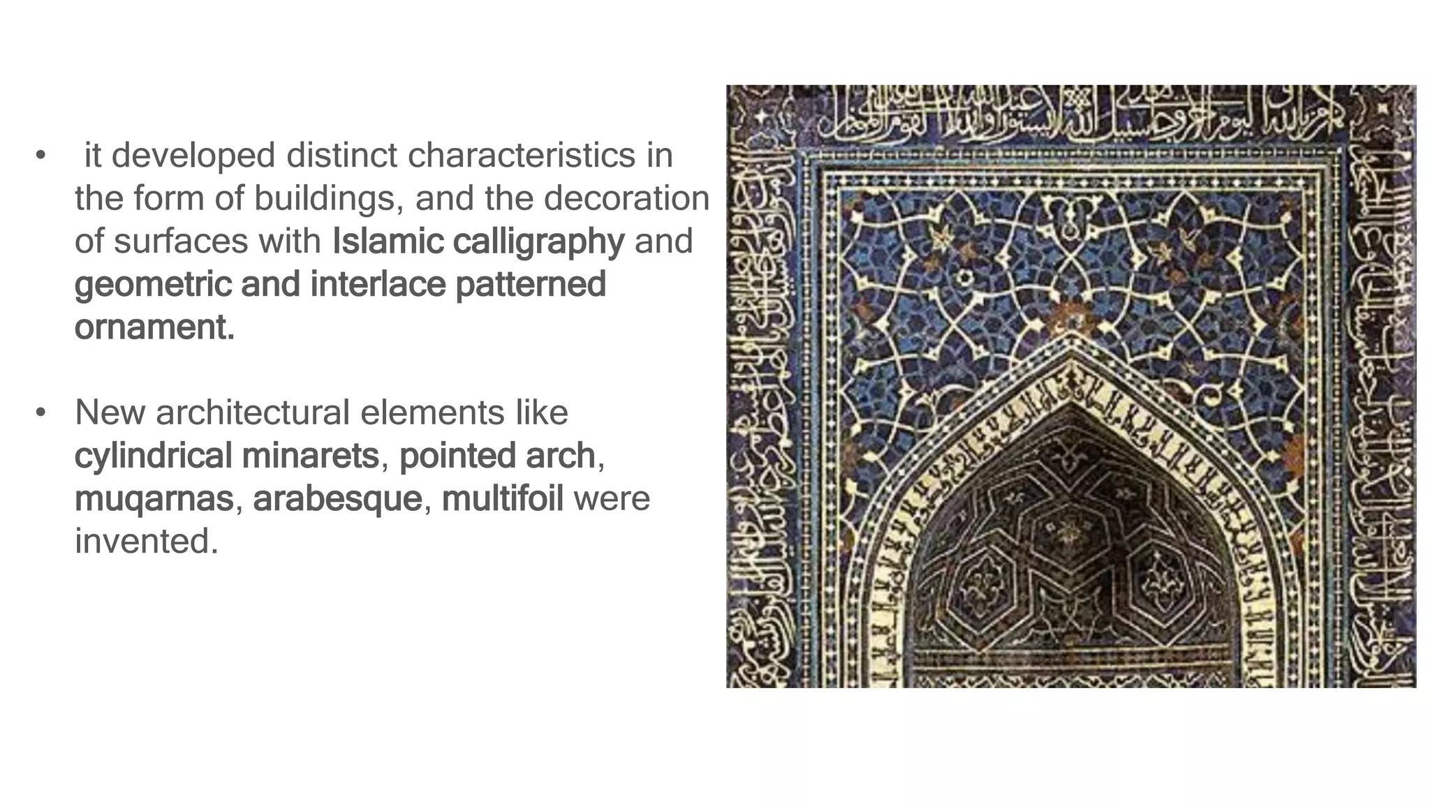 History of Architecture: Islamic Architecture | PPTX