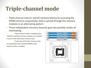Multi-core processor and Multi-channel memory architecture | PPT