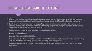 Hierarchical Software Architecture & its Types Presentation | PPTX ...