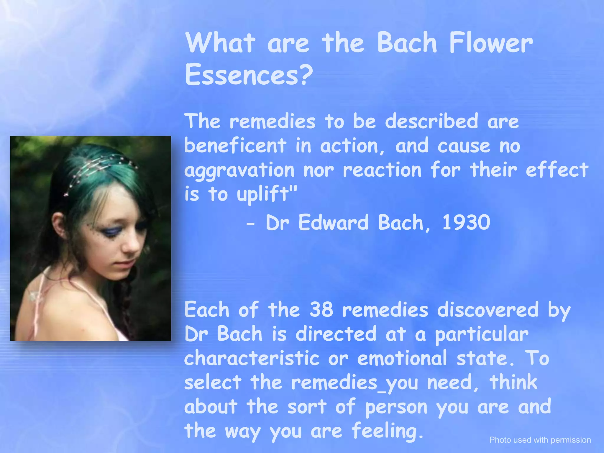 The Bach Flower Essences - Dr. Susan Archibald | PPTX