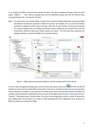 How to prepare your ARCHICAD Project for COBie 2 Documentation | PDF