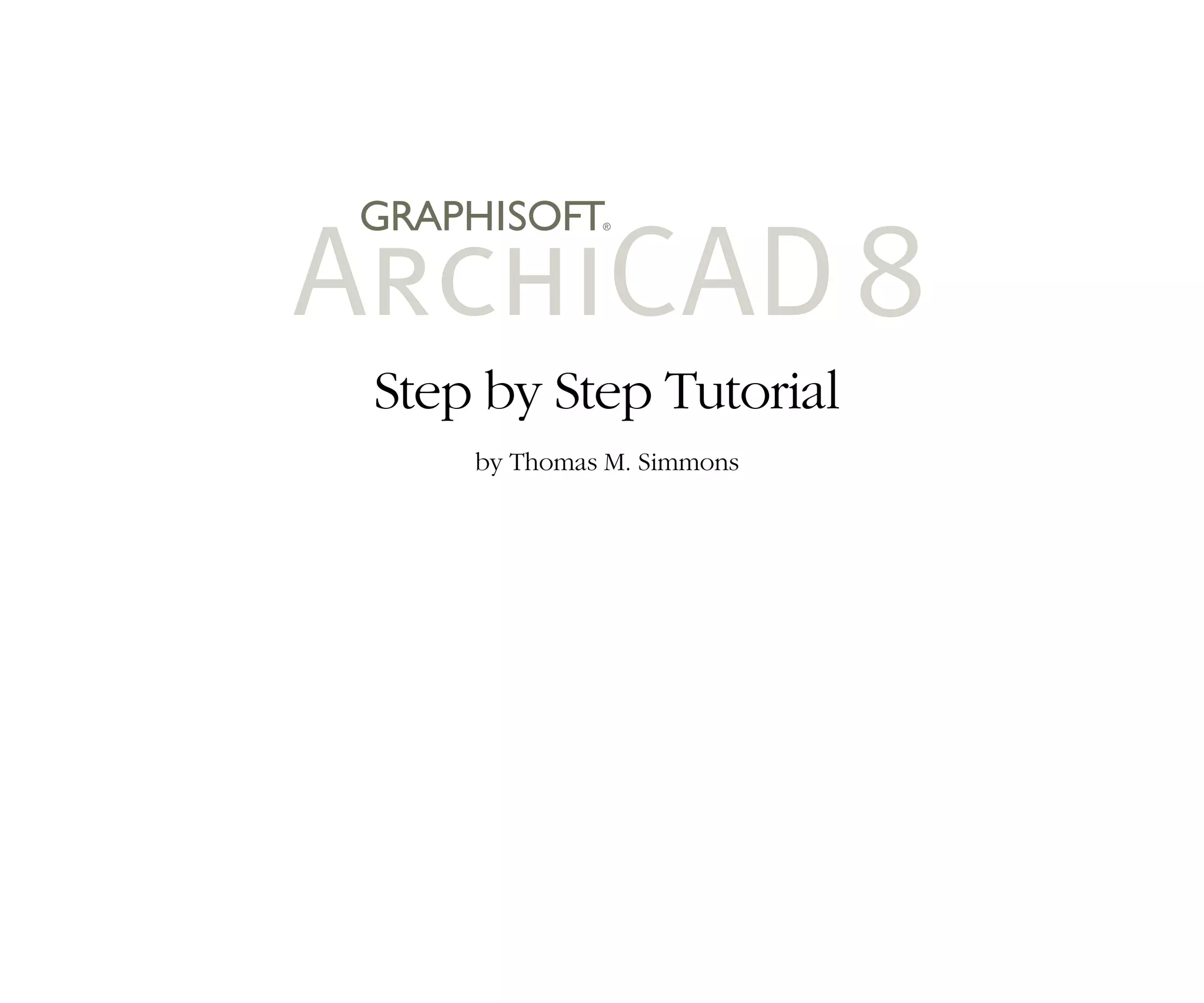 Archi cad step_by_step | PDF