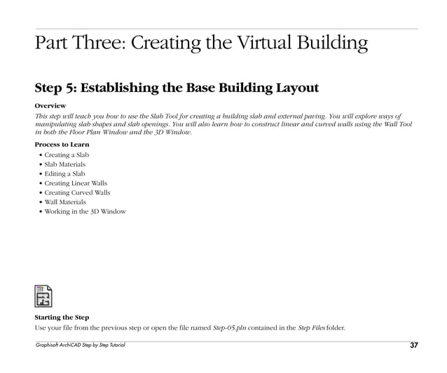 Archi cad step_by_step | PDF