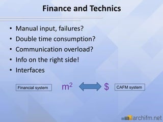 archifm.net a BIM based CAFM solution | PPT