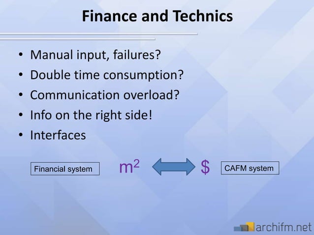 archifm.net a BIM based CAFM solution | PPTX